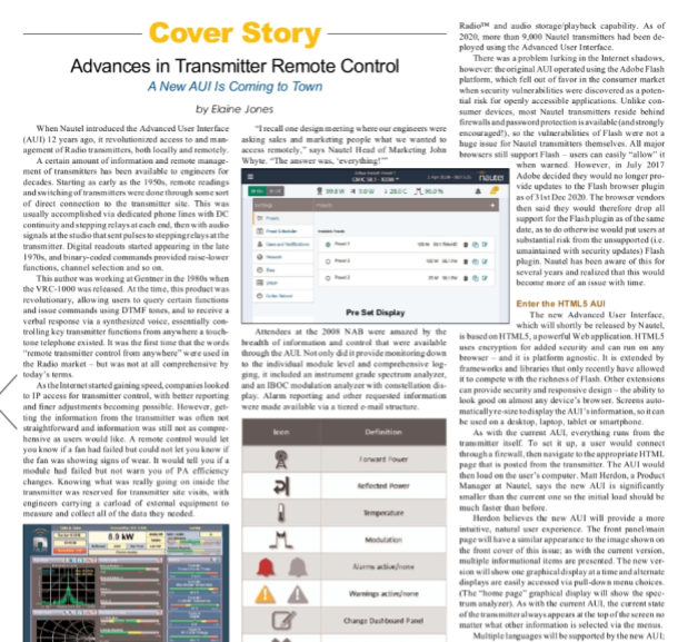 Advances in Transmitter Control - Nautel Broadcast