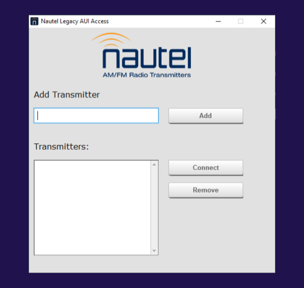 Switch to Nautel's AUI App Today - Nautel Broadcast