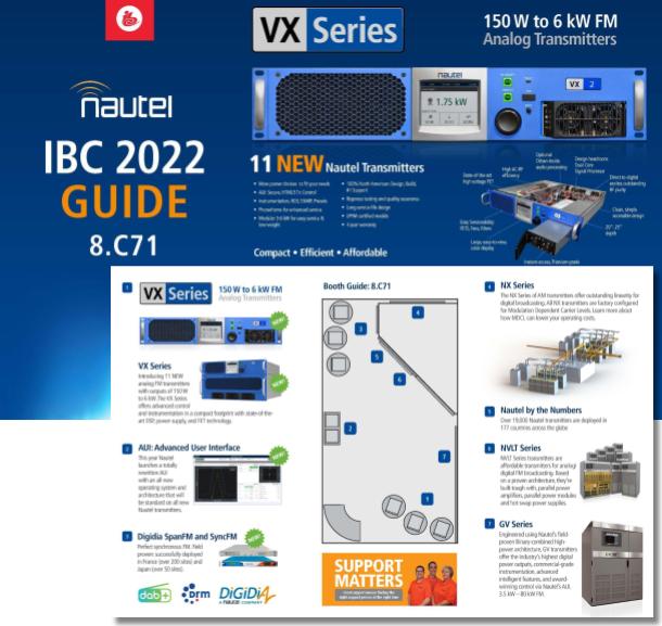 Nautel Returns to IBC With New Transmitters, Digidia DAB/DRM Solutions ...