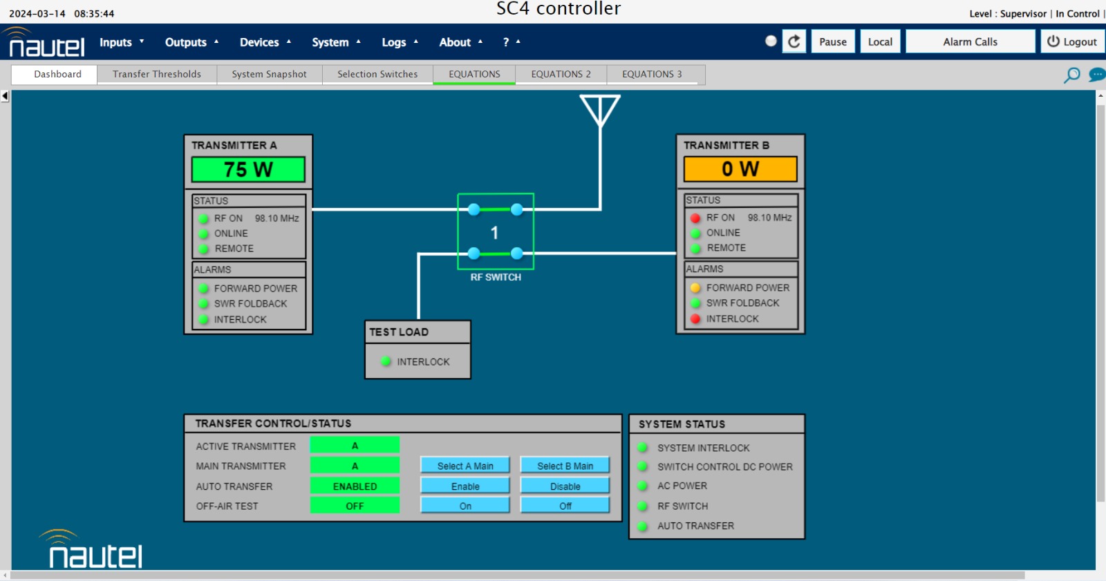 Main/Standby - Nautel Broadcast